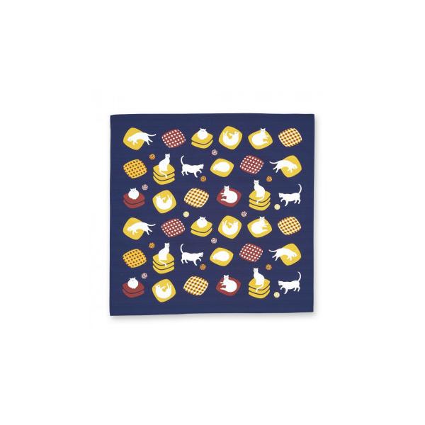 おかみさん 大風呂敷 70cm おざぶ猫 06560 日本文化に深く根付いてきた風呂敷。買い物袋の代わりに使える、おしゃれなエコアイテム。現代の生活に溶け込むレトロ&amp;モダンな柄のシリーズです。 生産国:日本 素材・材質:綿100% ...