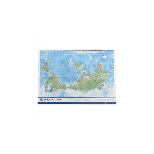 東京カートグラフィック THE WORLD MAP upside down(逆さ地図) MPUD 角度が正確に表現されるメルカトル図法。東京からの方位を示す方位線と1000kmごとの等距離線入り。 生産国:日本 素材・材質:紙 商品サイズ:...