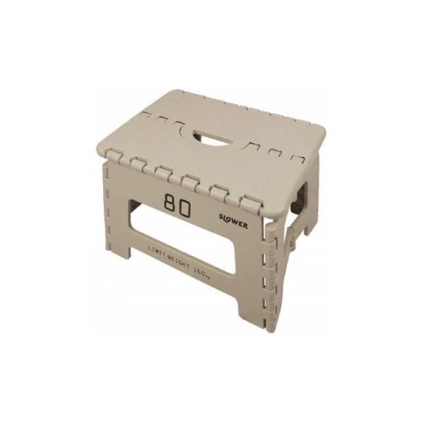 SLOWER(スロウワー) FOLDING STEP TABAC　踏み台　SLW132　SAND 軽くて丈夫なポリプロピレン製の踏み台です。折畳式でコンパクトな設計なので、アウトドア等にも手軽に持ち運びできます。 生産国:中国 素材・材質:...