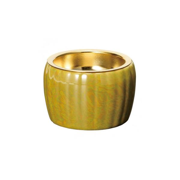 鳳華(ほうか) 仏器 ライムイエロー 32E800R200072 シンプルなデザインと飽きのこない色なので色々なお仏壇に合います。 生産国:日本 素材・材質:陶磁器 商品サイズ:56×56×37mm 重量:66g おすすめ キーワード【キッ...