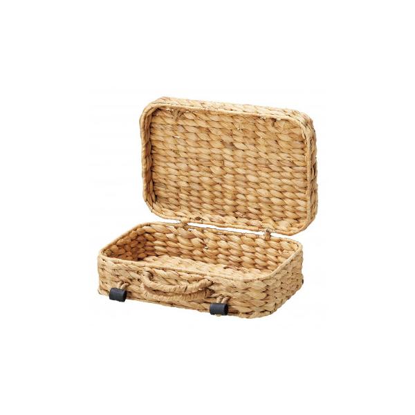 ウォーターヒヤシンス バスケット ナチュラル HC-131NA ちょっとした買い物に便利なサイズ感です。丈夫なつくりでシンプルながら存在感もしっかり。 生産国:ベトナム 素材・材質:ウォーターヒヤシンス 商品サイズ:W30×D21×H11c...