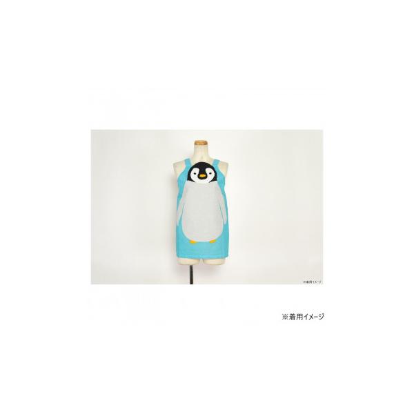 フレンズヒル　キッズエプロンM　ハローペンギン　ブルーMS-127-28 ペンギンが可愛い子供用エプロンです。子どもが喜ぶこと間違いなしの一枚です。 生産国:インド 素材・材質:綿100% 商品サイズ:110-120cm おすすめ キーワー...