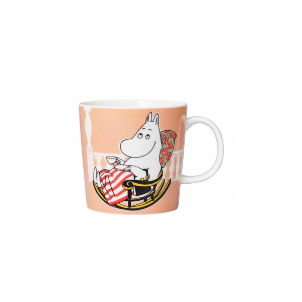 （A） Moomin ムーミン クラシック マグ 0.3L ムーミンママ マーマレード 1057212 ムーミンクラシック シリーズから、ムーミンママの新デザインが登場。 コーヒーを飲みながら一休みしている姿と、お手伝いさんのミーサと野菜畑...