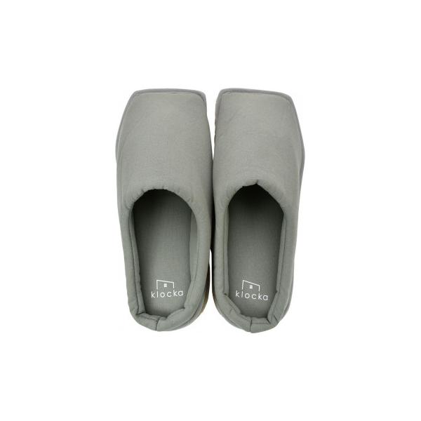 klocka おそうじスリッパ L GRAY A607GY 履いたまま「ながら」で掃除ができるスリッパです。角がある形なので、お部屋の隅もしっかり掃除できます。ソールはマイクロファイバー素材なので、細かいホコリやチリ、水滴をしっかり拭き取れ...