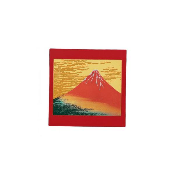 まえじゅう漆器 マウスパッド 赤富士 (R) 2V-714 最終クリアーコーティング仕上げにより、蒔絵を保護し、なめらかで輝きのある表面を作り上げています。 生産国:日本 商品サイズ:175×175×4mm おすすめ キーワード【スマホ タ...