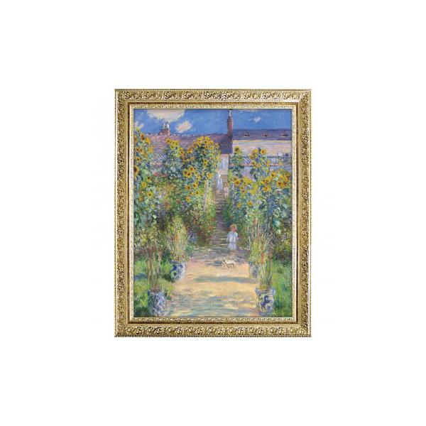 ミュージアムアートシリーズ モネ「ヴェトゥイユの画家の庭」 MW-14016 絵と額がセットになった商品です。 生産国:日本 素材・材質:樹脂フレーム 商品サイズ:外寸:W59×H74×D2.5cm 重量:約1.7kg 仕様:絵の表面を特殊...