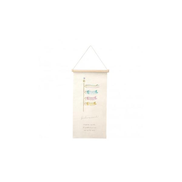 刺繍タペストリー L こどもの日 こいのぼり 5204-A こいのぼり型刺繍ガーランドです。お子様のアニバーサリーフォトにもお使いいただけます。 生産国:中国 素材・材質:綿・ポリエステル・木 商品サイズ:305×15×565mm、布部分:...