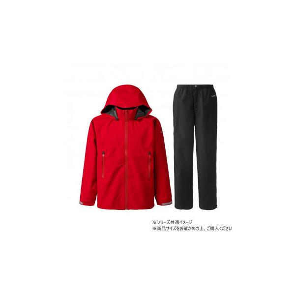 GORE-TEX ゴアテックス パックライトプラスレインスーツメンズ SR150M/RD 3L レッド SR150M 裏面がベタベタしにくい、パックライトプラスを使用したモデルです。 生産国:日本 素材・材質:75Dポリエステルリップストッ...