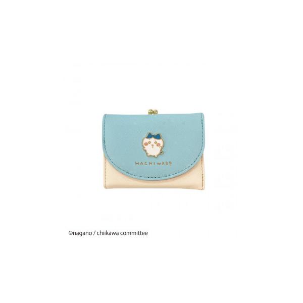ちいかわ 口金財布 ブルー(ハチワレ) CHI3-2 つやつやでかわいいメタルがポイントのお財布です。内側生地にはなかよしトリオのプリントが入っています。 生産国:中国 素材・材質:合成皮革 商品サイズ:W106×H77×D30mm 重量:...
