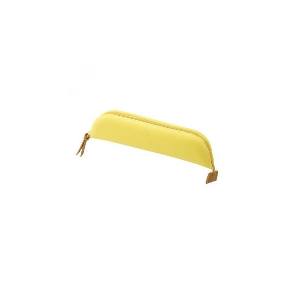 LIHIT LAB.(リヒトラブ)　Bloomin　トレーペンケース　レモンイエロー　A-7730-5 ペントレーのように使えるペンケース。収容物がスグに取り出せます。 生産国:中国 素材・材質:本体:シリコーンゴム 商品サイズ:233×3...