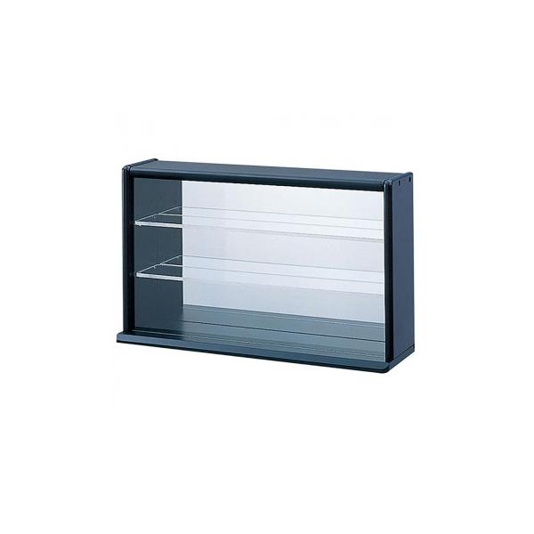 ナカバヤシ　コレクションケース　ミニ/ブラック　CCM-N002BK 透明アクリル棚板を採用した、木製ミニのワイドタイプコレクションケースです。 生産国:中国 素材・材質:本体:MDF、棚板・扉面:アクリル、背面板:MDF・ガラス(鏡面仕上...