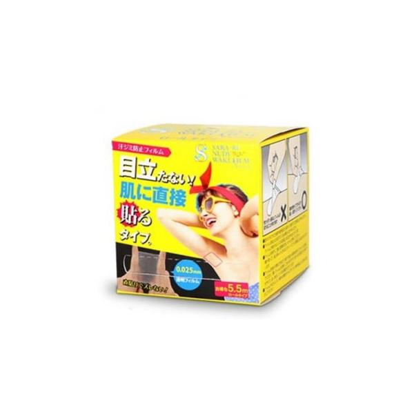 シェモア　サラーリ　ヌーディー　ワキフィルム　ノーマル　ロールタイプ　フィルム/5.5m　セパレートテープ/80枚 極薄透明フィルムで付けていることを忘れる使用感。お得なロールタイプです。 生産国:日本 素材・材質:フィルム部:ウレタンフィ...