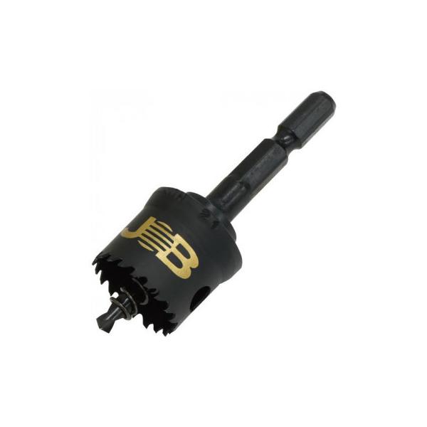 ジョブマスター インパクトホールソー　21mm JIH-21 バイメタル薄刃(0.5mm)の採用により、作業負荷が小さく、摘出される切り肩も少ないため、切れ味抜群。新設計の6角軸採用により折れにくい。 生産国:中国 素材・材質:刃部の材質:...