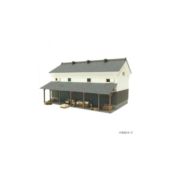 みにちゅあーとキット 情景シリーズ S=1/87・80 倉庫-1 MK05-46 蔵タイプの農業倉庫のキットです。漆喰の壁に黒い板壁。シンプルな蔵タイプの倉庫です。倉庫だけあってボリュームがあります。 生産国:日本 商品サイズ:W188×D...