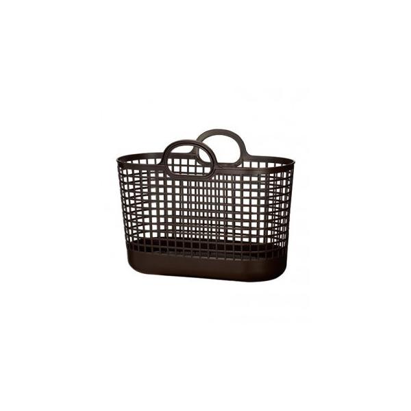 吉川国工業所　タウンバスケット　ブラウン　SCB-9 シンプルでナチュラルな空間に、ポイントカラーになる雑貨屋家具を配置するのも1つの北欧風です。アウトドアにも活躍します。 生産国:日本 素材・材質:ポリエチレン 商品サイズ:約W480×D...