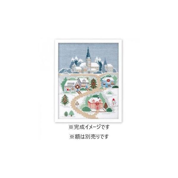 オリムパス ししゅうキット　フレーム　クリスマスの夜 7401 ヨーロッパへの旅の記憶を、季節ごとに表現しました。技法はクロスステッチ。額(W-35)は別売り。技術レベルは上級者向。 生産国:日本 素材・材質:布・ししゅう糸:綿100%クロ...