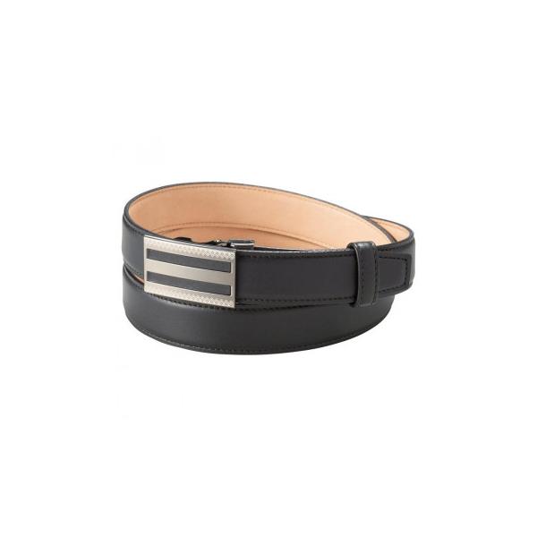 革工房いんのしま ロングフィットベルト(ブラック) 63KI71-10 5318-224 シャープな金具が格好いい日本製のビジネスベルトです。 生産国:日本 素材・材質:牛革、合成皮革 商品サイズ:3×110cm 重量:約153g 仕様:ウ...