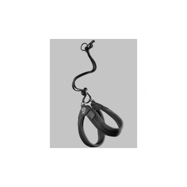 （ペット） TRE PONTI リベルタ　ソフトメッシュ ブラック 1.5号 LTP103 ストラップの先端リングにリードを付けて使用します。調節可能なストラップでリラックスした状態を保ちますが、犬が引っ張ったり飼い主がリードを引くとハーネ...