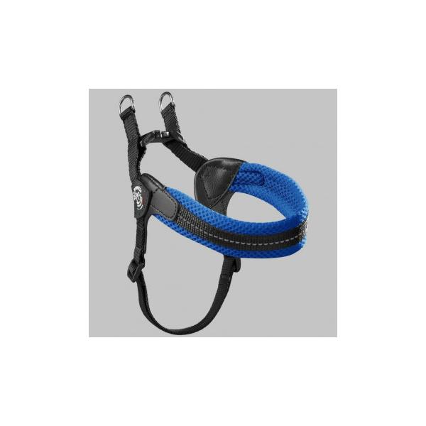 （ペット） TRE PONTI フィッビア　アジャスタブルタイプ　ソフトメッシュ ブルー 1号 LTP123 犬種の体型に合わせて胴回り部分の調節が可能なハーネスです。背中のバックルは簡単に着脱可能で、毎日の散歩やドッグラン、アジリティーな...