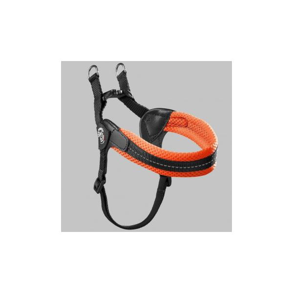 （ペット） TRE PONTI フィッビア　アジャスタブルタイプ　ソフトメッシュ オレンジ 1.5号 LTP123 犬種の体型に合わせて胴回り部分の調節が可能なハーネスです。背中のバックルは簡単に着脱可能で、毎日の散歩やドッグラン、アジリテ...