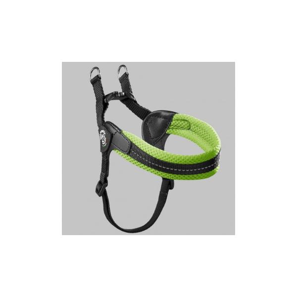 （ペット） TRE PONTI フィッビア　アジャスタブルタイプ　ソフトメッシュ グリーン 1.5号 LTP123 犬種の体型に合わせて胴回り部分の調節が可能なハーネスです。背中のバックルは簡単に着脱可能で、毎日の散歩やドッグラン、アジリテ...
