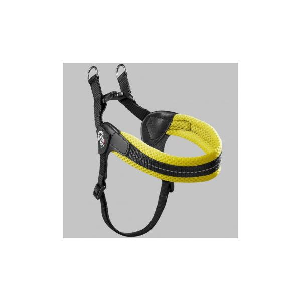 （ペット） TRE PONTI フィッビア　アジャスタブルタイプ　ソフトメッシュ イエロー 3号 LTP123 犬種の体型に合わせて胴回り部分の調節が可能なハーネスです。背中のバックルは簡単に着脱可能で、毎日の散歩やドッグラン、アジリティー...