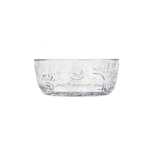 （A） MOOMIN ムーミングラスウェアコレクション ボウル 350ml クリア 1070869 本の挿絵には、幻想的な植物がふんだんに描かれていて、商品にはこれらの素晴らしいモチーフがエンボス加工で施されています。ボウルは、リトルミイが...