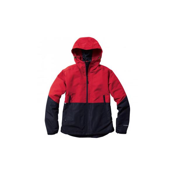 桑和 7174-00 防寒ブルゾン Lサイズ レッド(43) G.G. 表面生地が雨や水をはじきやすい。生地の裏にほどこしたコーティングで、風を通さない。シワになりにくく、簡単なアイロンがけ、もしくはノーアイロンでOK。反射素材使用。反射プ...