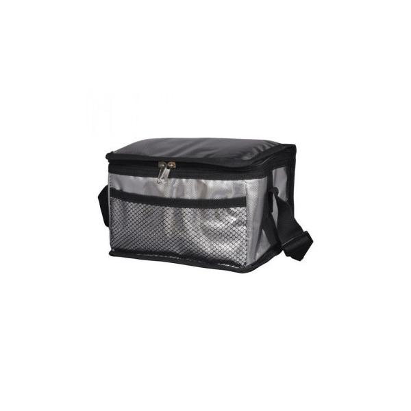 業務用保冷・保温バック　アルクーラー　AC-210　AAL4601 保冷保温効果抜群です。ショルダーベルト&amp;前面メッシュポケット付です。 生産国:中国 商品サイズ:210×140×H140mm 仕様:内容量目安:缶350ml×6本 ...