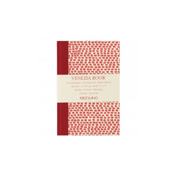 ファブリアーノ ヴェネチアブック ステーショナリースケッチブックFV-15×23 「ヴェネチアビック」は、イタリアの風情を伝えるベニスのサンマルコ広場のモダンなモザイク柄をデザインした表紙。同社ブランド製品「アカデミア紙」(環境にやさしいF...