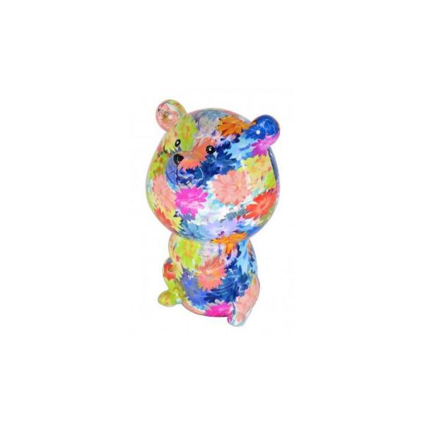 貯金箱(クマ) 08328 カラフルでポップな貯金箱です。 生産国:中国 素材・材質:陶器 商品サイズ:W95×H155×D95mm 重量:0.3kg クマの貯金箱 キーワード【楽器 手芸 コレクション 趣味 貯金箱】