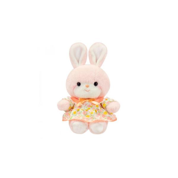 吉徳 レトロぬいぐるみこれくしょん クリーミー(うさぎ) 180619 いちごミルク色でかわいいうさぎさんです。1987年のドレスがモデルになっています。お洋服は、着せ替えがしやすいスナップ方式になっています。 生産国:中国 素材・材質:ポ...