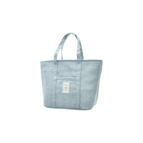 CAST ランチバッグ LIGHT BLUE ライトブルー A684LB 王道デニムカラーはどんなコーデにも合います。デニムライクな生地で作ったスタンダードなランチバッグです。細めのハンドルが優しく見せてくれるので、綺麗めのスタイルにもフィ...