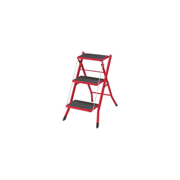 東谷 ステップ台 レッド PC-344RD 手の届かない場所も、これひとつで届く距離までお使いいただけます。シーンに応じた多彩な使い方が可能です。大人が乗ってもしっかりと支えてくれる、耐荷重量の踏み台。ステップ部分に乗ったまま物を取ったり、...