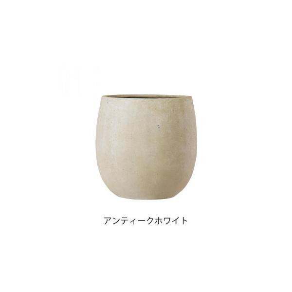 グリーンポット 植木鉢 テラニアス バルーン アンティークホワイト 35cm EB-TB3535AW 軽量で扱いやすいです。丸みのある柔らかなフォルムに重厚感ある質感の植木鉢です。表面はセメントの多孔質のような仕上がりで、自然な色ムラがあり...