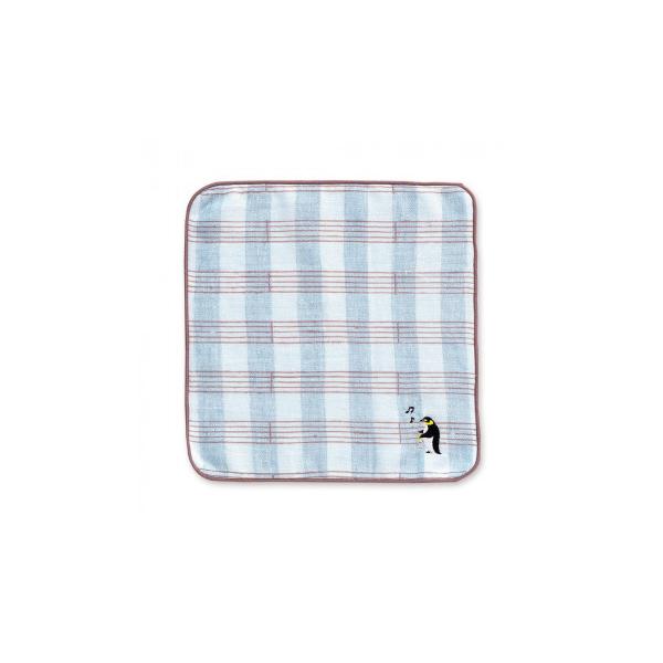 itooto(イトオト)ハンカチ　ペンギン02849 糸が重なると生地が生まれる、音が重なるとハーモニーが生まれる。そんなコンセプトから生まれたハンカチです。表ガーゼ、裏パイルで抗菌防臭加工のある、肌触りのいい生地感です。 生産国:日本 素...