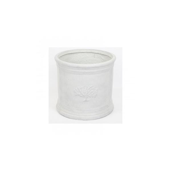 MURATAYA ラウンドポットフォレスト10号 White 3701 アンティークなデザインの、ラウンド型のポットです。 生産国:中国 素材・材質:ファイバーセメント 商品サイズ:φ38.5×高35.5cm、内寸:φ34×高32.5cm ...