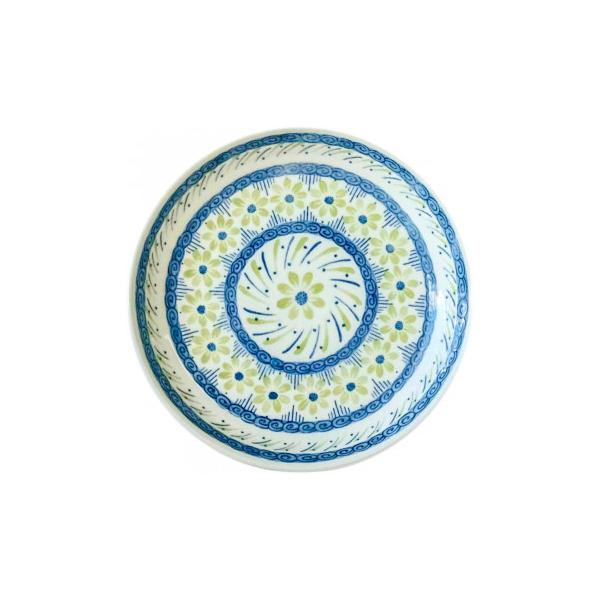 ポタリーフィールド Table Talk Presents グリーンフラワー ケーキ皿 PF-265 色鮮やかな見た目で、心も弾む大人可愛いデザインです。東欧テイストなうつわが食卓を華やかにしてくれます。 生産国:日本 素材・材質:磁器 商...