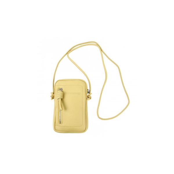 DAICO Pisoraro(ピソラロ) ROPE エコバック付スマホポシェット イエロー PR202 必要な物が沢山はいるお洒落なスマホポシェット。POPカラー可愛く自分の為やプレゼントとしても喜ばれるアイテム。ちょっとした買い物・プライ...