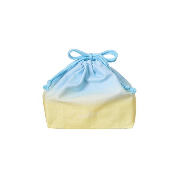 BILANC(ビランク) cielpre(シエルプレ) ランチ巾着 イエロー/サックス No.008 国内で製造している安心・安全のランチ巾着。汚れても安心、毎日洗えて清潔に保てます。シンプルな綿100%(本体)のランチ巾着です。 生産国:...