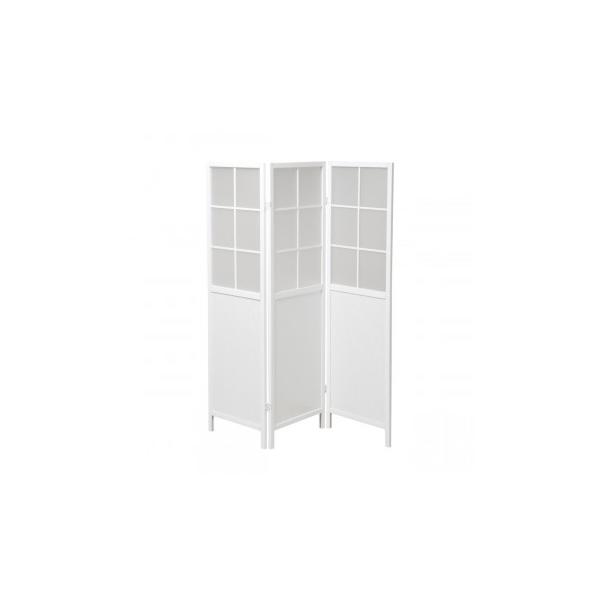 弘益(KOEKI) UTILITY カジュアルパーティション ホワイト JPC150WH 窓枠のようなデザインのパーティションで、視線を遮り光を通すことで圧迫感を感じる事なく設置可能。木目を活かした清潔感のあるホワイト色です。丁番は両方向に...