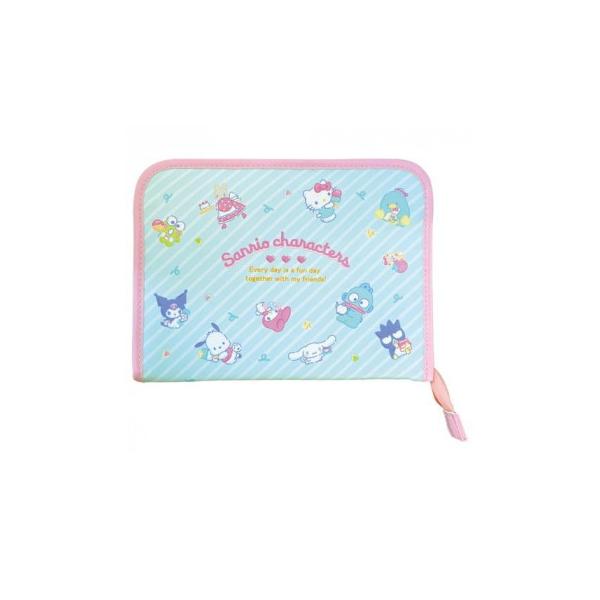 Sanrio サンリオ ポップストライプ ファスナージャバラマルチケース SFJM-2602 大きく開くジャバラポケットになっており、母子手帳や診察券などの収納に便利なケースです。 生産国:中国 素材・材質:ポリエステルポリウレタンナイロン...