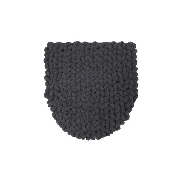 MOU 兼用フタカバー チャコール　ヨコズナクリエーション 柔らかな触り心地と豊かなボリュームが特徴です。 生産国:中国 素材・材質:パイル糸:ポリエステル100% より快適なトイレ空間へ キーワード【キッチン 日用品 文具 トイレ用品 ト...