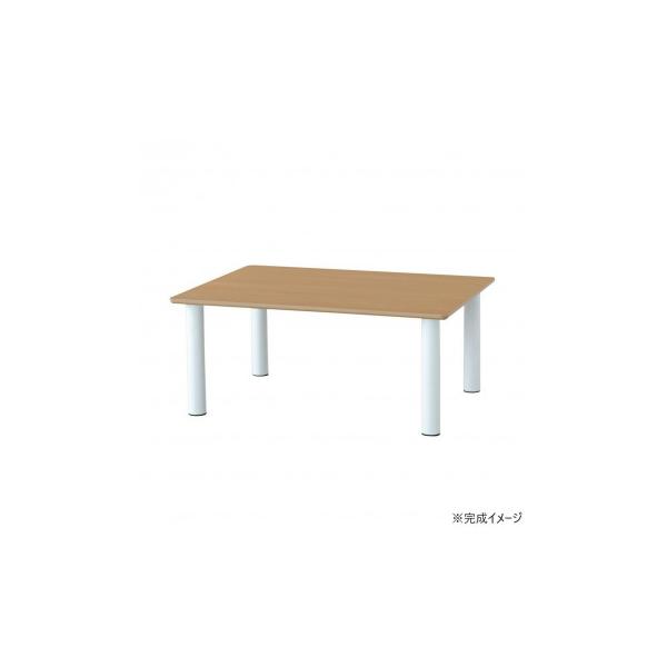 ライフテーブル80 NA・ナチュラル NK-980NA 優しい色合いで、くすみのあるマットな質感が特徴の木目調の折りたたみテーブルです。木目調の天板とマットスチールの円柱脚はシンプルで柔らかい印象の空間やシーンに合わせて使えます。天板高は床...