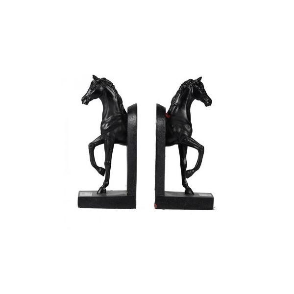 ヴィヴィアン ブックエンド ホース BK 85032BE-BK 高級感のあるアンティークフェィニッシュのスタイリッシュなブックエンドです。モダンインテリアによく合います。馬好きの方へのギフトにも適しています。ポリレジン製で耐久性にも優れ、細...