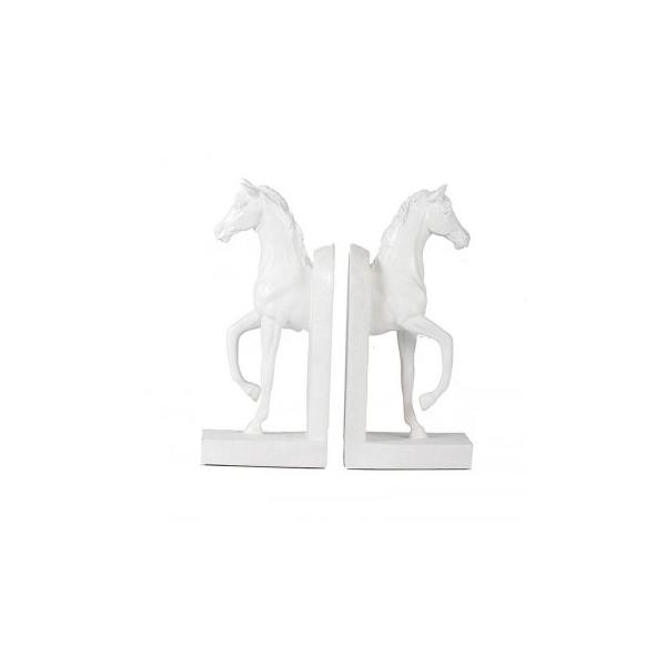 ヴィヴィアン ブックエンド ホース WH 85032BE-WH 高級感のあるアンティークフェィニッシュのスタイリッシュなブックエンドです。モダンインテリアによく合います。馬好きの方へのギフトにも適しています。ポリレジン製で耐久性にも優れ、細...