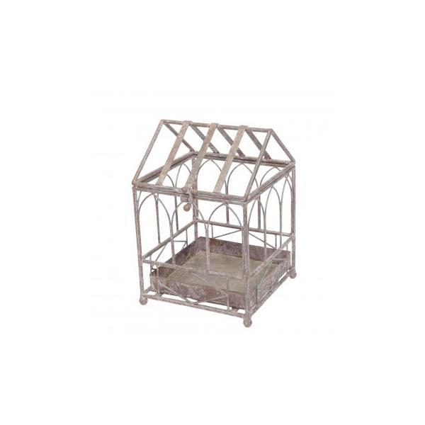 村田屋産業 フラワープラントハウス 60009 生花や観葉植物など素敵にディスプレイできます。 生産国:中国 素材・材質:アイアン 商品サイズ:W21.5×D23.5×H31cm アンティーク調のフラワープラントハウス キーワード【花 ガー...