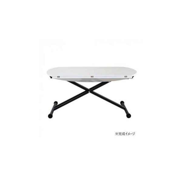 東馬(TOHMA) AILS(アイルス) 昇降テーブル WH ホワイト 54031630 両側の天板は折り畳む事ができるので、横に広く使いたい時には両側を折り、プライベートで使うのにぴったりな形状に。片側を折り畳めば壁にぴったりとくっつけて...