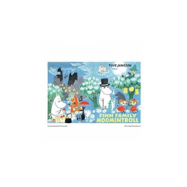 MOOMIN ムーミン ポスター 70×50cm Finn Family Moomintroll Poster landscape ATC040016 おしゃれなデザインのポスターです。 生産国:フィンランド 素材・材質:紙 商品サイズ:約...