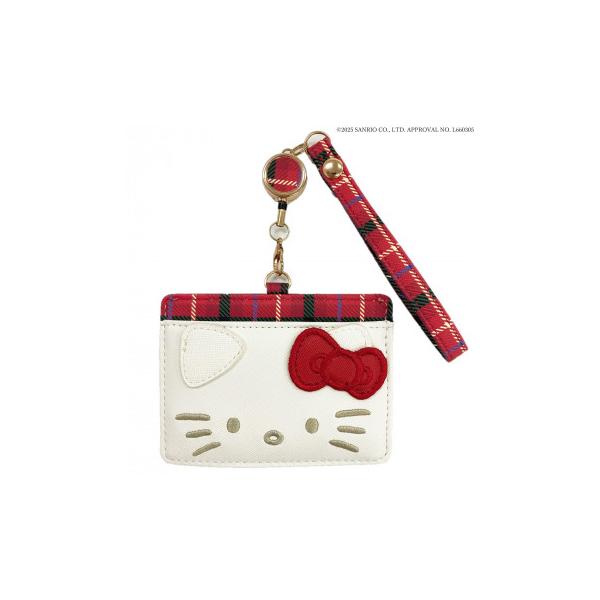 サンリオ ハローキティ リール付パスケース MK1A-10KT 便利なリール付きパスケースです。 生産国:中国 素材・材質:合成皮革 商品サイズ:W109×H80×D5mm ハローキティの可愛いパスケース キーワード【キッチン 日用品 文具】